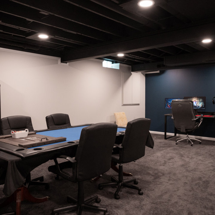 75 Exposed Beam Basement Ideas You'll Love - March, 2025 | Houzz