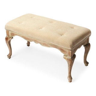 Butler Grace Driftwood Bench - French Country - Accent And Storage ...