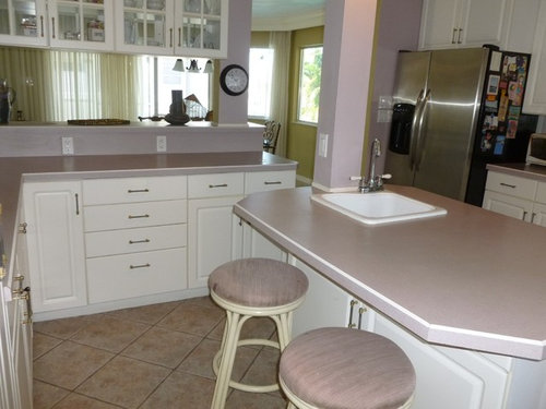 Mauve kitchen