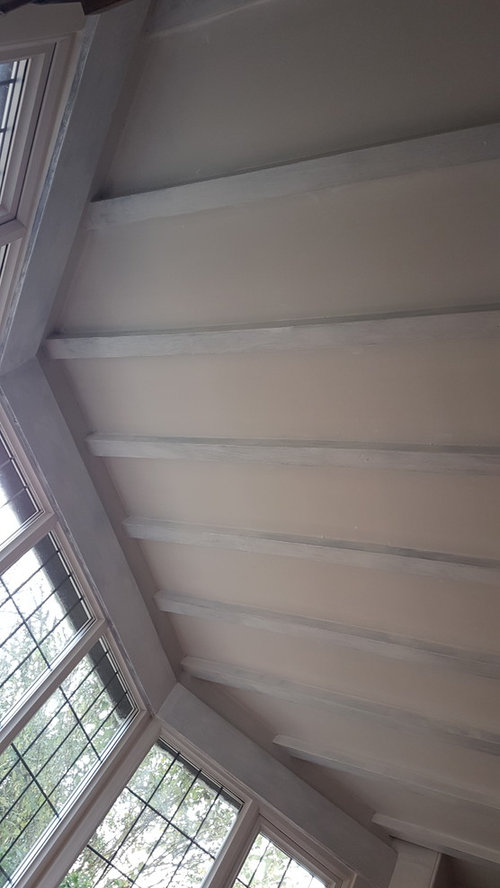 Painting beams with wall paint? | Houzz UK
