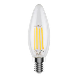 C32 E12 LED Filament Edison-style Light Bulb, 60W Equivalent, Single ...