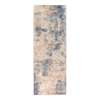 Surya Venice VNE-2303 7'10"x10'3" Rug, Denim/Pale Blue/Camel/Light Gray ...