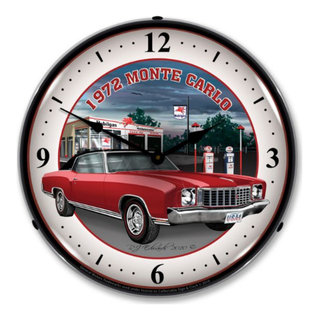 GMRE1005248 1972 Monte Carlo Clock - Midcentury - Wall Clocks - by ...