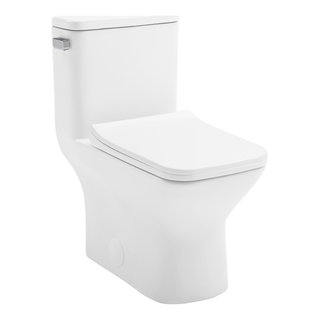 Swiss Madison SM-1T272 Carre 1.28 GPF One Piece Elongated Toilet ...