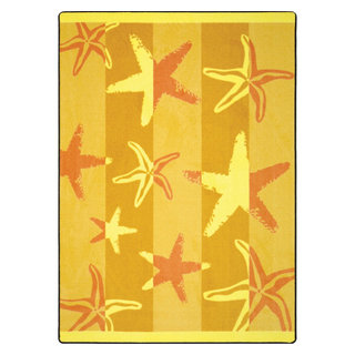 Starfish 7'8" x 10'9" area rug, color Multi - Beach Style - Area Rugs ...