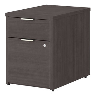 Bush Business Furniture Jamestown 2 Drawer File Cabinet - Assembled ...