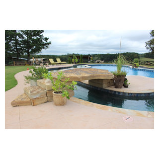 Custom Pool on a Working Farm - Country - Atlanta - by Brown's Pools ...