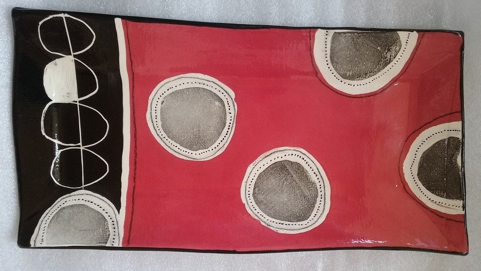 Hand Made Rectangular Ceramic Platter - Contemporary - Serving Dishes ...