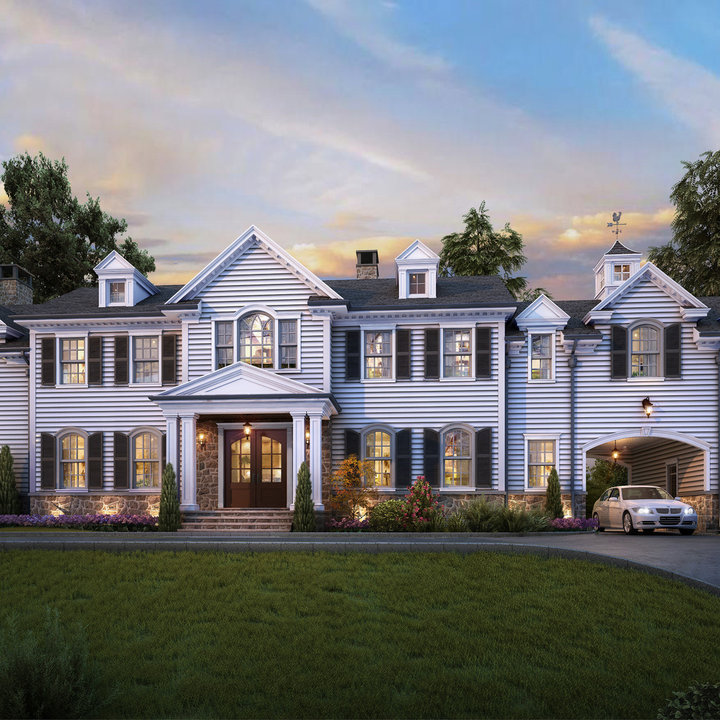 Drive Through Portico - Photos & Ideas | Houzz