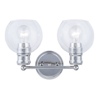 Luxury Industrial Bath Light, Polished Chrome, ULB2081 - Transitional ...