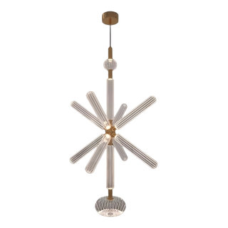 Plascassier | Creative Glass Chandelier For Staircase, E 21.7x35.4 ...