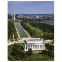 "National Mall, Lincoln Memorial, Washington Monument" Paper Art, 14 ...