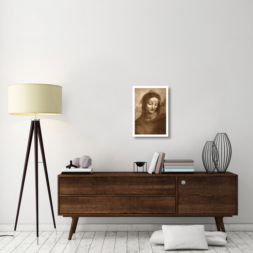 "Portrait of St. Anne" Digital Paper Print by Leonardo Da Vinci, 17"x24 ...