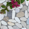 Botany Bay Pebbles Series Sliced Pebbles Tile - Jervis Bay Blend ...
