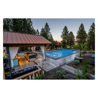 Pinewood Paradise - Craftsman - Pool - Seattle - by Alderwood Landscape ...