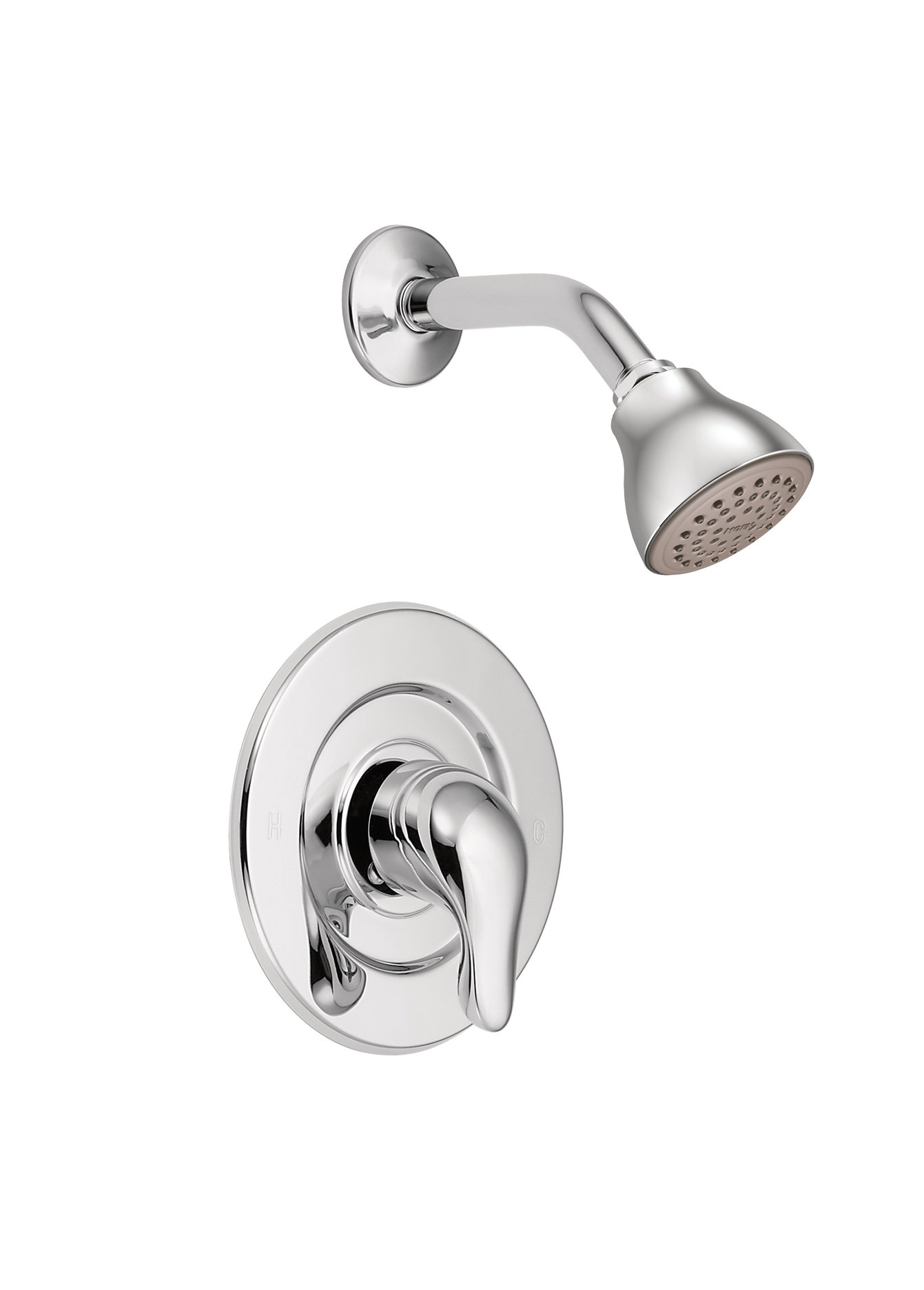 Moen Chateau Chrome Standard Shower Only - Contemporary - Showerheads ...