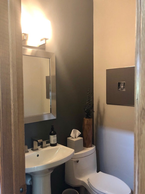 Tile on Powder Room Wall?