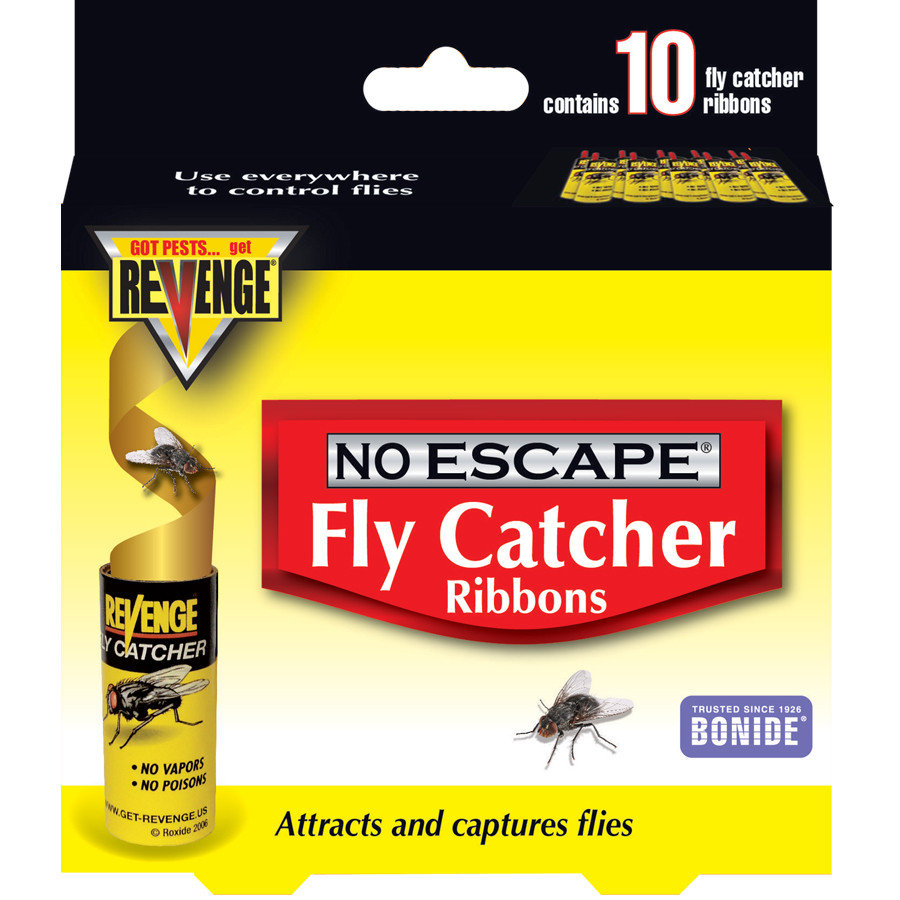 Bonide® 46125 Revenge® No Escape® Fly Catcher Ribbons, 10-Pack ...
