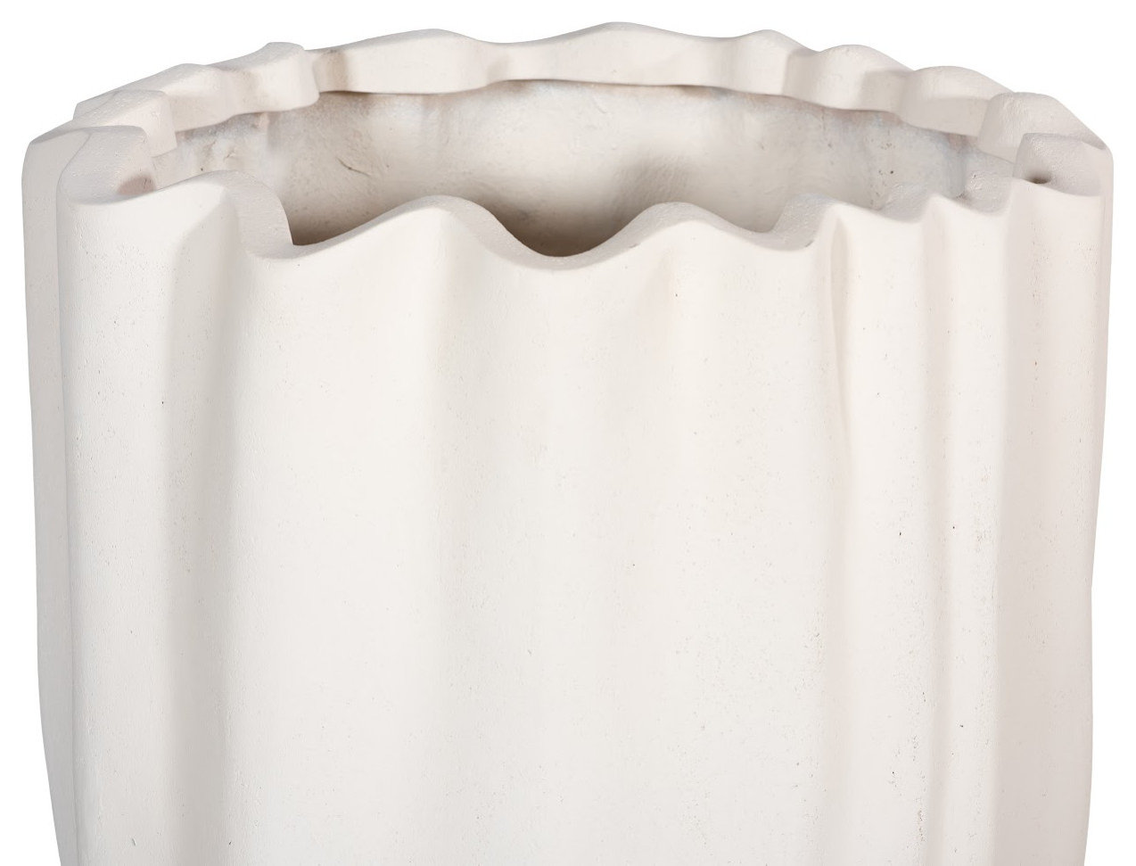 Tulip Flower Planter, Wide, 23x23x26"h - Transitional - Outdoor Pots ...