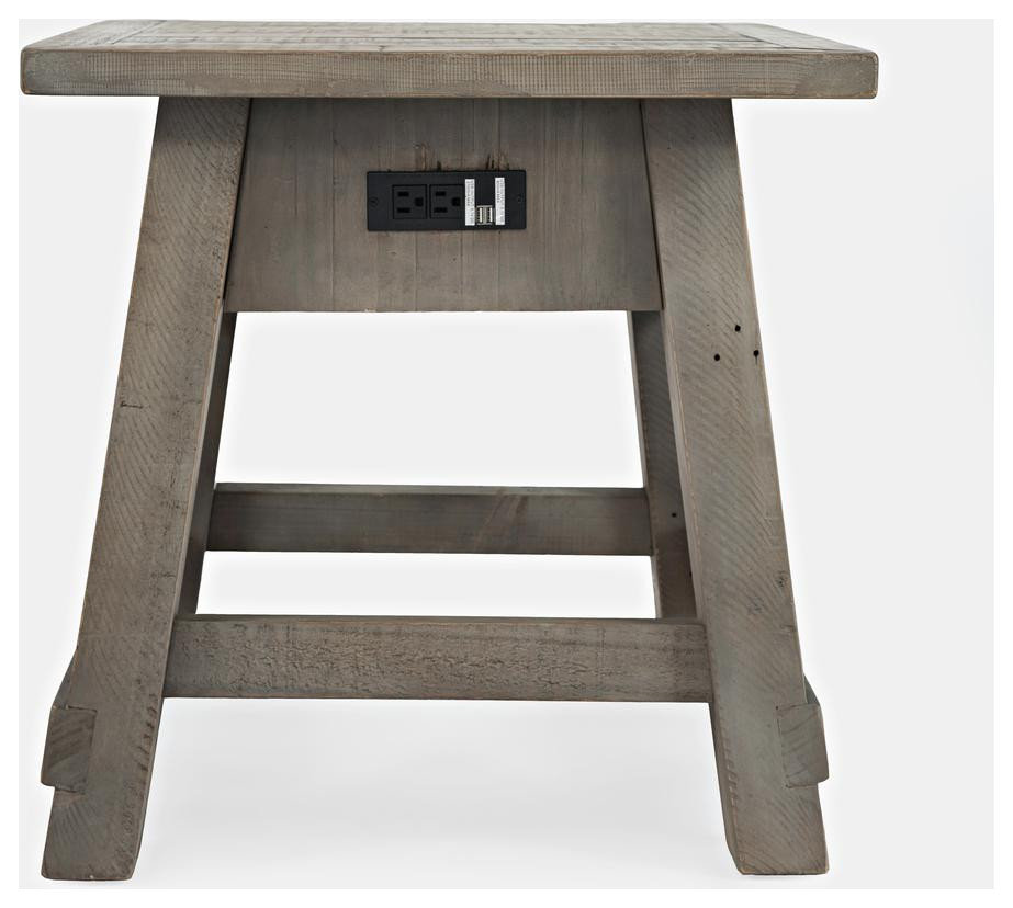 Outer Banks Power End Table - Driftwood - Farmhouse - Side Tables And ...