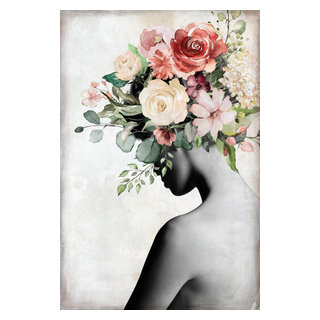 "Unpredictable" Painting Print on Wrapped Canvas, 12x18 - Contemporary ...