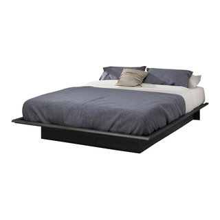 Step One Platform Bed, Gray Oak - Contemporary - Platform Beds - by ...
