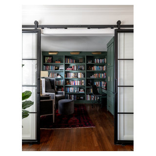 Cozy Library - Eclectic - Home Office - Dallas - by LBT Interior Design ...