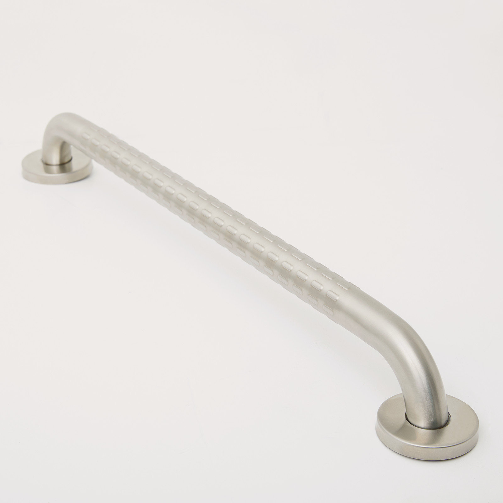 ADA Bathroom Shower Grab Bar With Safety Grip, Satin, 42" - Industrial ...