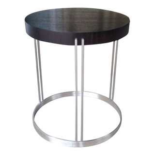 Prada End Table Textured Espresso, Set of 2 - Contemporary - Side ...