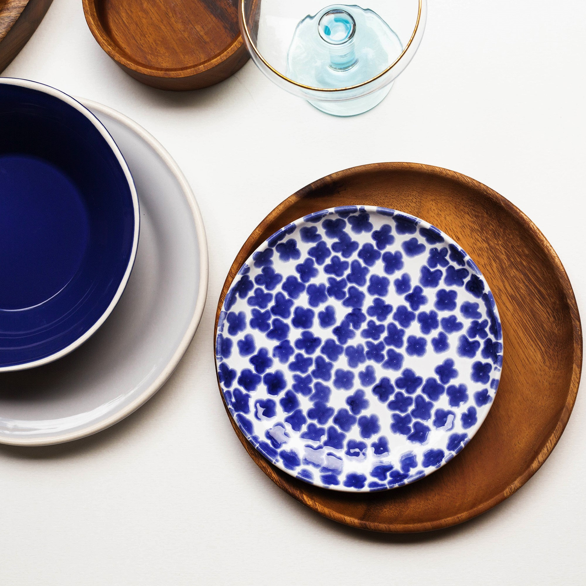 Santorini Cocktail Plate - Contemporary - Salad And Dessert Plates - by ...