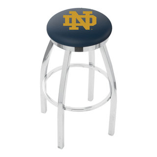 Holland L8C2C Notre Dame ND 25" Swivel Counter Stool - Chrome ...