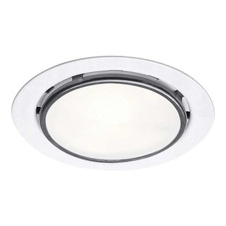 WAC Lighting Round Halogen Button Light, White - Contemporary ...