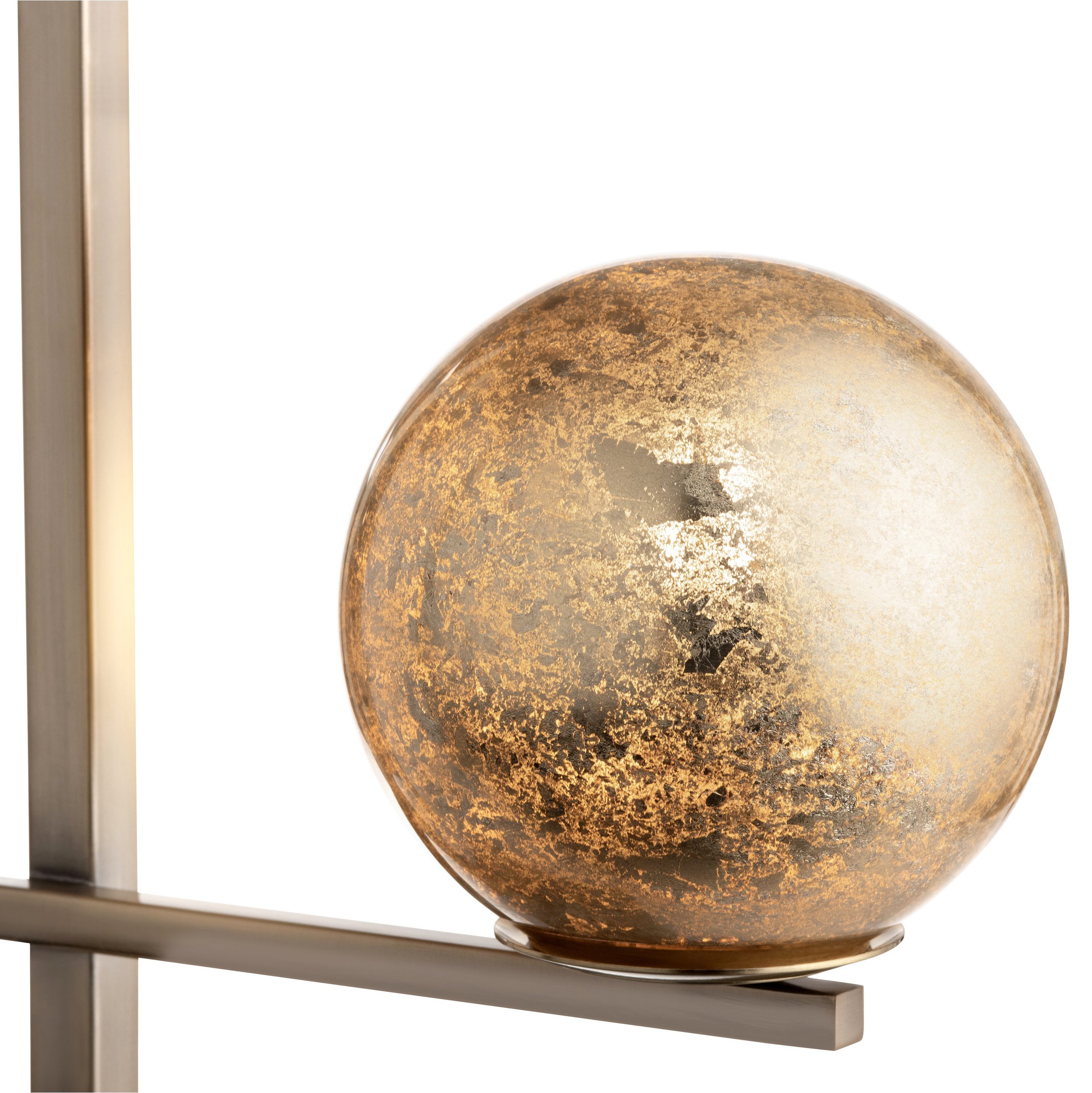 24.75"H Gold Metal Table Lamps With Gold Round Shade - Contemporary ...