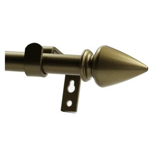 Adjustable Lance Drapery Rod Set, 48"-84" - Transitional - Curtain Rods ...