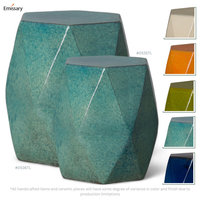 Teal Matrix Stool - Transitional - Accent And Garden Stools - by ...