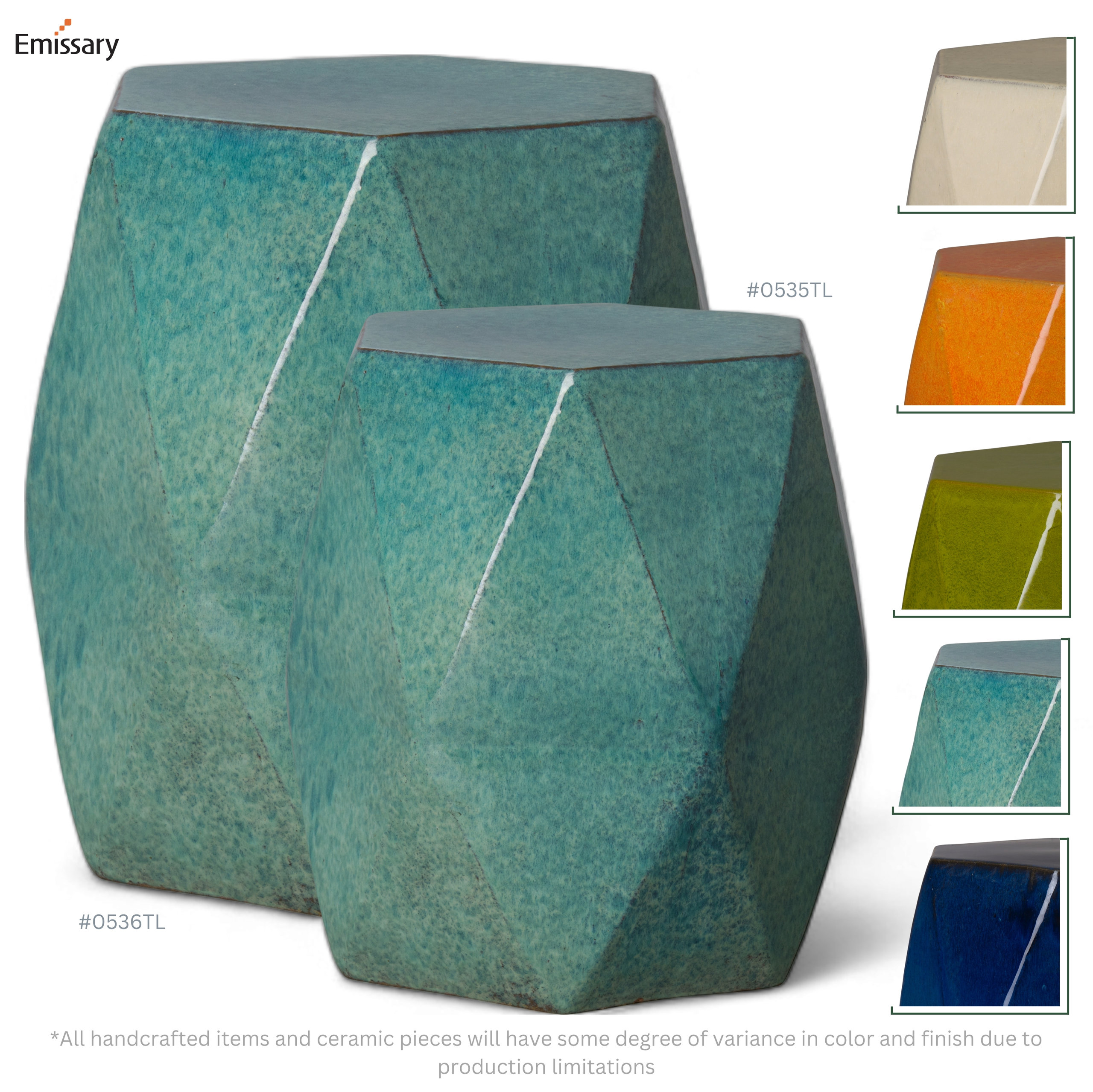 Teal Matrix Stool - Transitional - Accent And Garden Stools - by ...