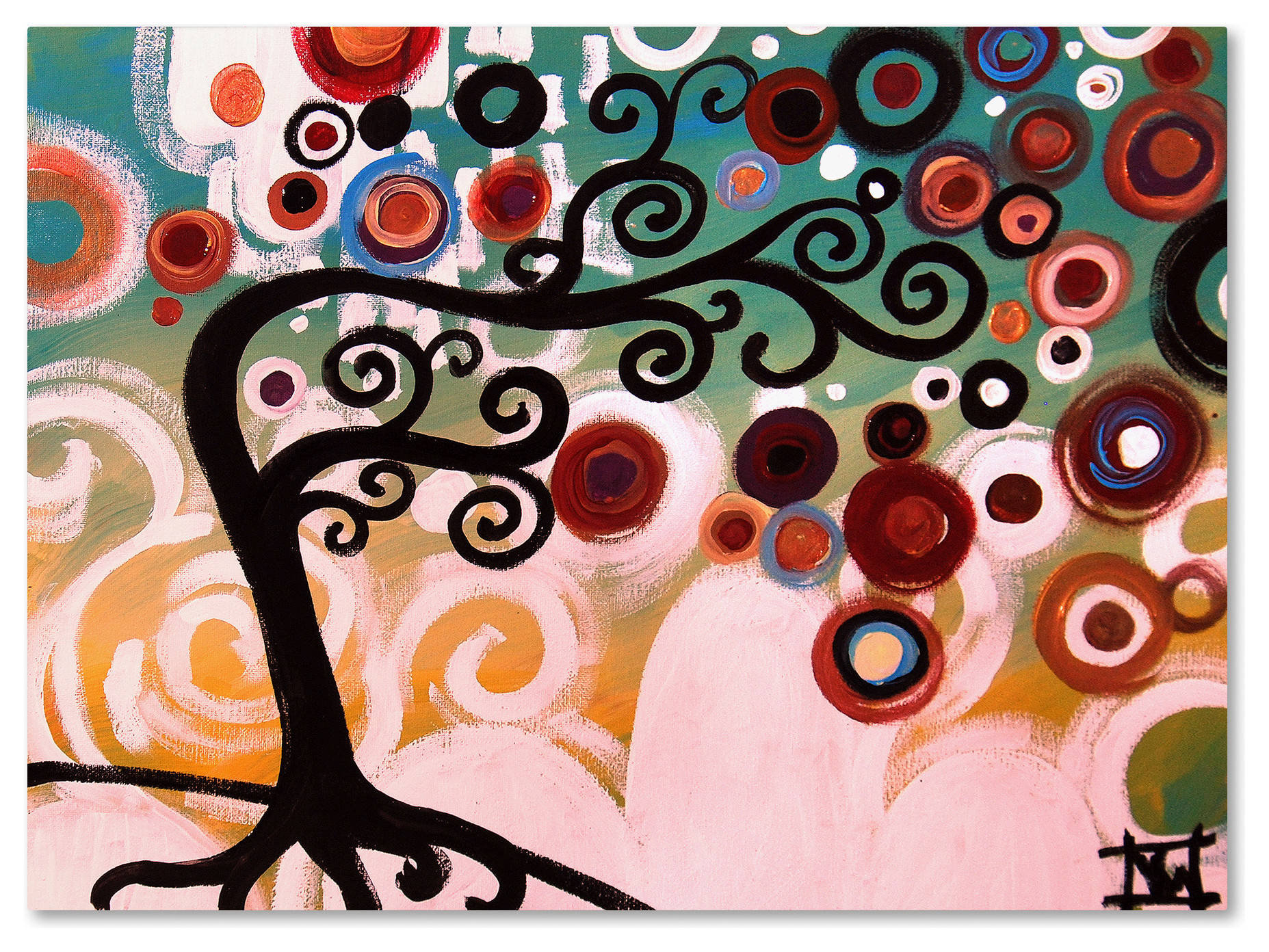 Natasha Wescoat '138' Canvas Art, 32"x 24" - Contemporary - Prints And ...