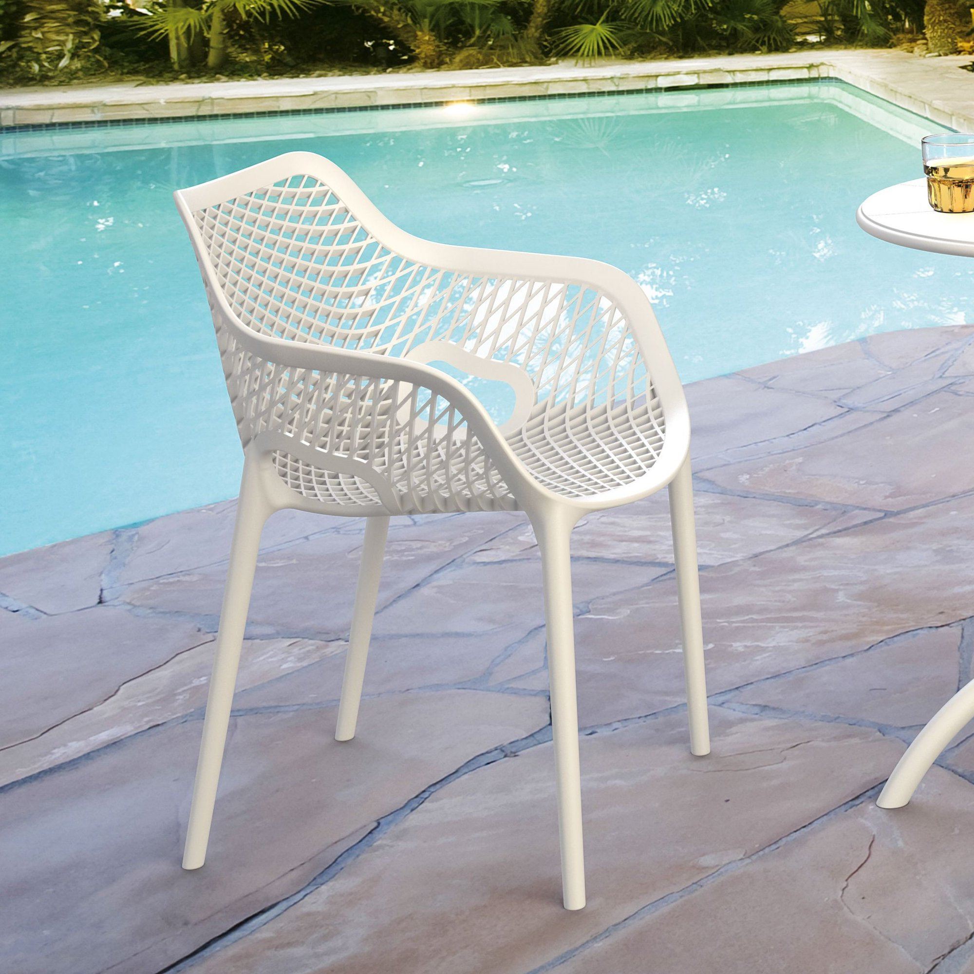 Compamia Air Dining Armchair, Set of 2 - Midcentury - Outdoor Dining ...