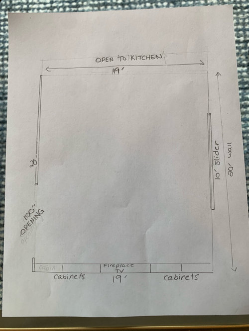 Floorplan/furniture is not to scale. Please help! | Houzz Forum