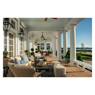 Private Waterfront Residence on the Chester River - Traditional - Porch ...
