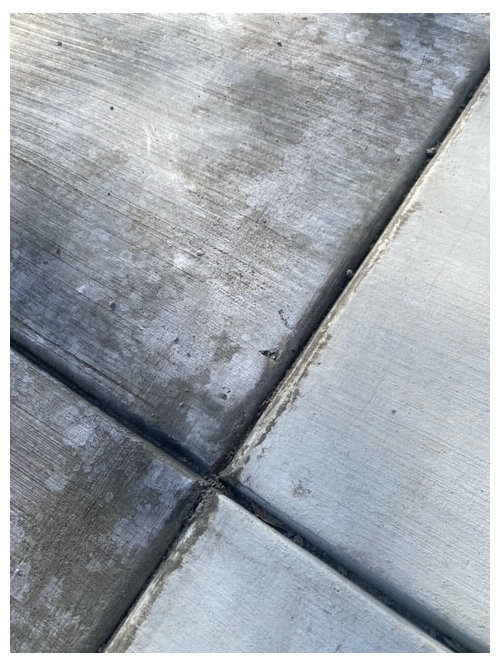 What to do with (bad) partially complete concrete driveway job? | Houzz ...