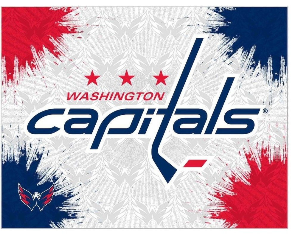 Washington Capitals Logo Canvas, 32"x24" - Contemporary - Prints And ...