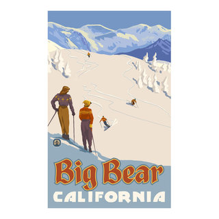 by Artist Paul A. Lanquist Big Bear California Art Print, 24"x36 ...