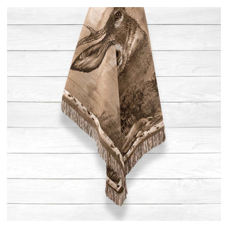 Laural Home Deer Country Woven Throw with Fringe Edge, 60" X 80 ...