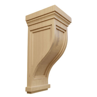Capistrano Mission Corbel, Rubberwood, 2 1/2"Wx2 3/4"Dx4 1/2"H, 4-Pack ...
