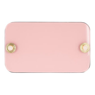 Pink Glass Tray, OROA Jalien - Contemporary - Serving Trays - by OROA ...