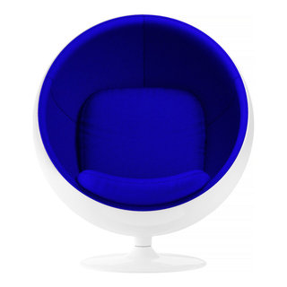Ball Chair, Blue - Modern - Armchairs And Accent Chairs - by First of a ...