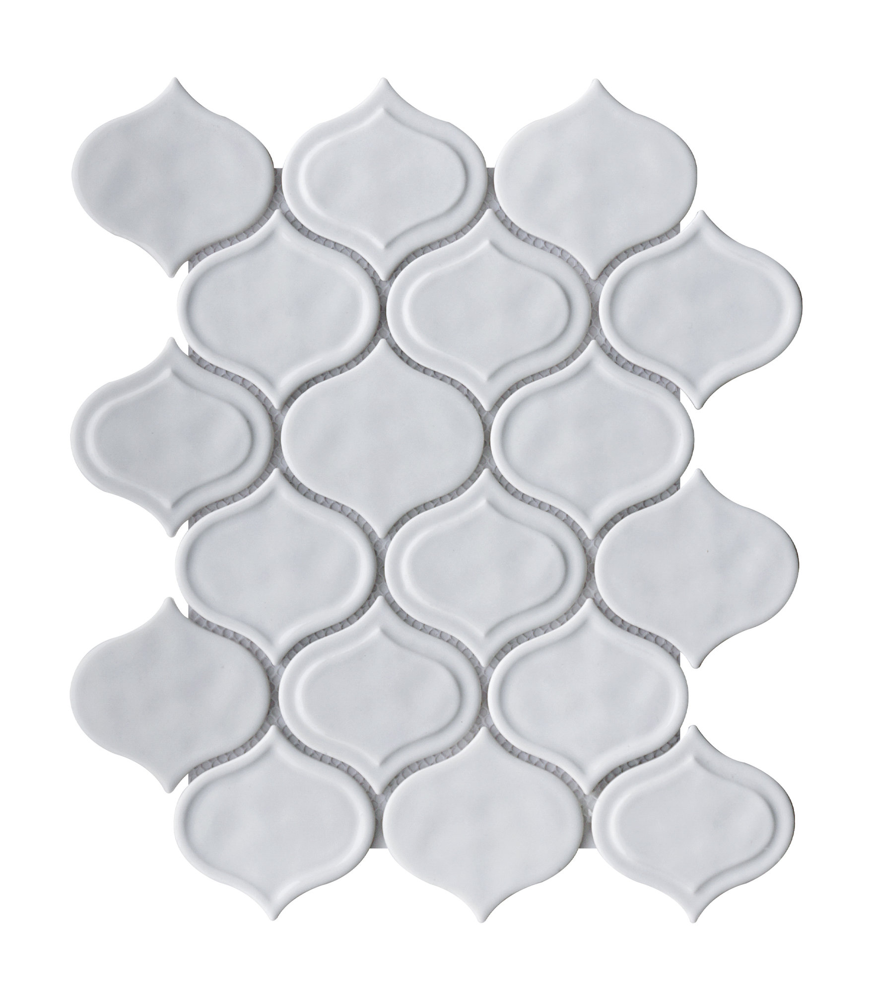 TRECCG 3X3 Grid Recycle Glass Mosaic - Mediterranean - Wall And Floor ...