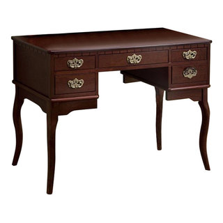 Ashland Traditional Style Vanity Table, Cherry - Bedroom & Makeup ...