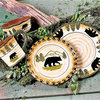 Black Bear Dinnerware, 16 Piece Set - Rustic - Dinnerware Sets - by ...